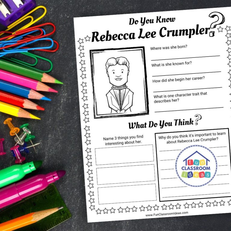 Free Rebecca Lee Crumpler Worksheet - Level-Up Your Worksheets