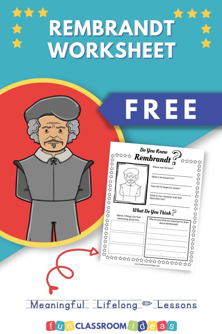 Free Rembrandt Worksheet - Level-Up Your Worksheets