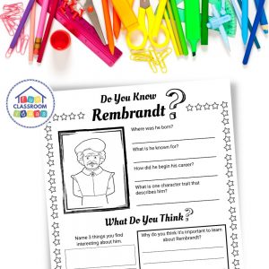 Free Rembrandt Worksheet - Level-Up Your Worksheets