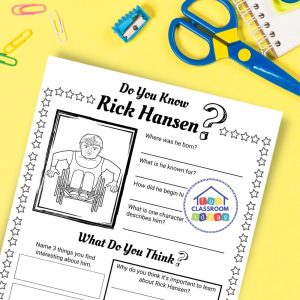 Free Rick Hansen Worksheet - Level-Up Your Worksheets
