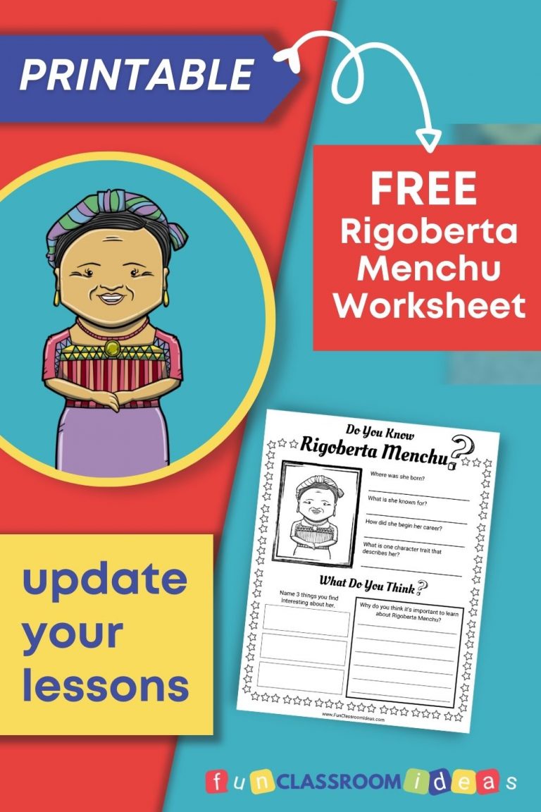 Free Rigoberta Menchu Worksheet - Level-Up Your Worksheets