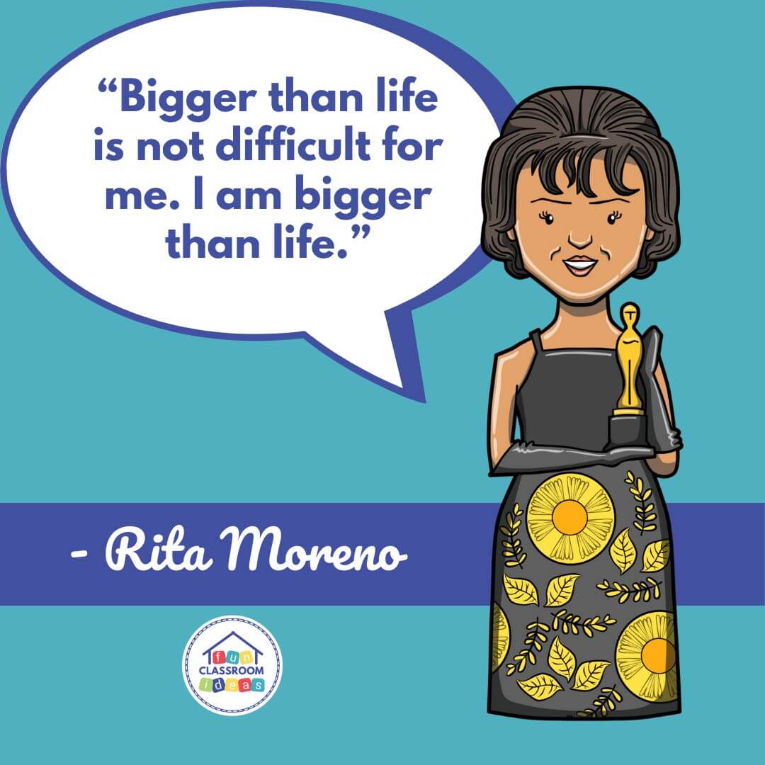 Rita Moreno Quotes For Students - Free Images To Share