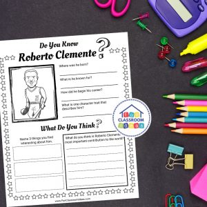 Free Roberto Clemente Worksheet - Level-Up Your Worksheets