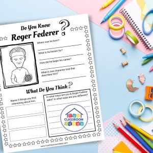 Free Roger Federer Worksheet - Level-Up Your Worksheets