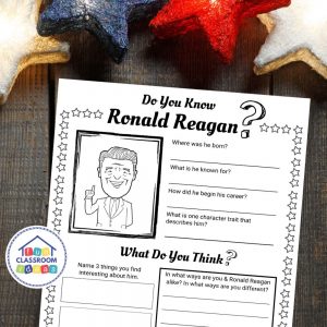 Free Ronald Reagan Worksheet - Level-Up Your Worksheets