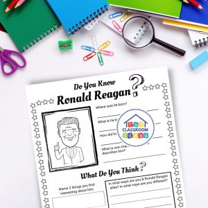 Free Ronald Reagan Worksheet - Level-Up Your Worksheets