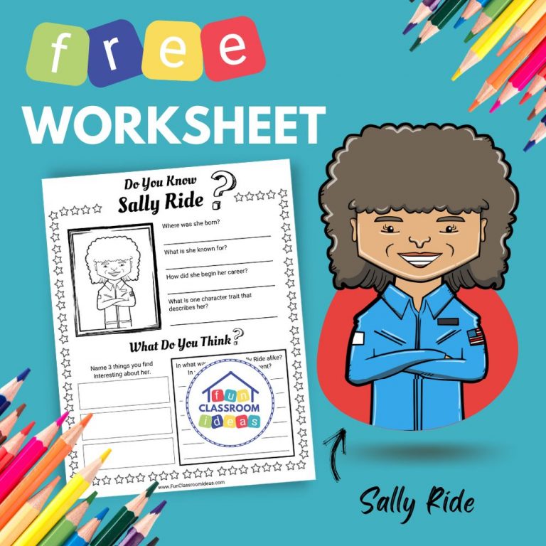 Free Sally Ride Worksheet - Level-Up Your Worksheets With A Free PDF