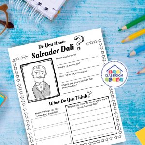 Free Salvador Dali Worksheet - Level-Up Your Worksheets
