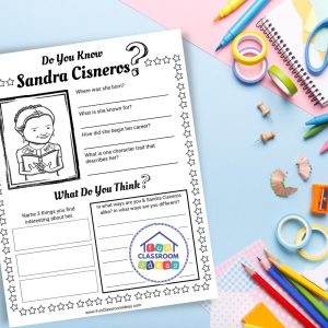 Free Sandra Cisneros Worksheet - Level-Up Your Worksheets
