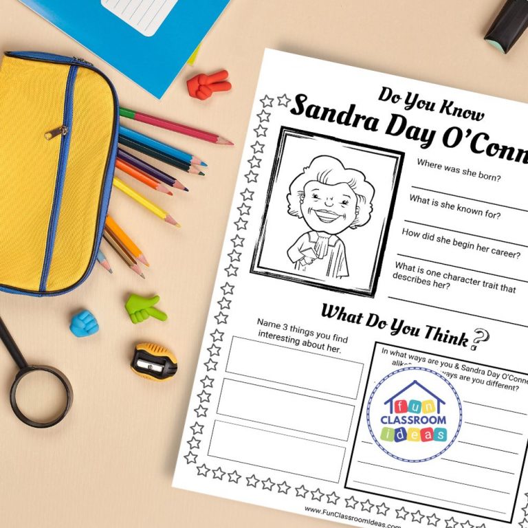 Free Sandra Day O’Conner Worksheet - Level-Up Your Worksheets