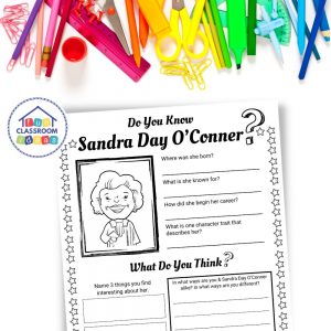 Free Sandra Day O’Conner Worksheet - Level-Up Your Worksheets