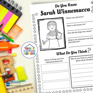 Free Sarah Winnemucca Worksheet - Level-Up Your Worksheets