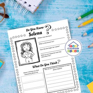 Free Selena Worksheet - Level-Up Your Worksheets
