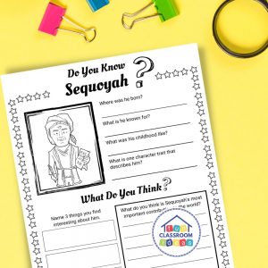 Free Sequoyah Worksheet - Level-Up Your Worksheets