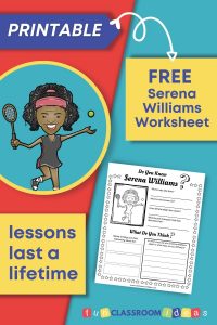 Free Serena Williams Worksheet - Level-Up Your Worksheets