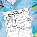 Free Serena Williams Worksheet - Level-Up Your Worksheets