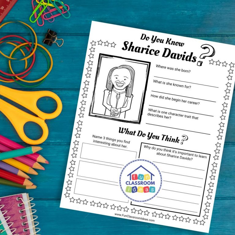 Free Sharice Davids Worksheet - Level-Up Your Worksheets