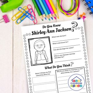 Free Shirley Ann Jackson Worksheet - Level-Up Your Worksheets