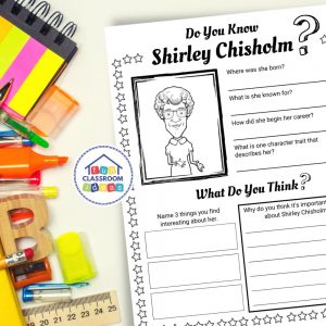 Free Shirley Chisholm Worksheet - Level-Up Your Worksheets