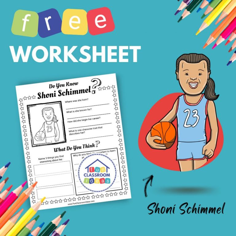 Free Shoni Schimmel Worksheet - Level-Up Your Worksheets