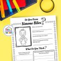 Free Simone Biles Worksheet - Level-Up Your Worksheets