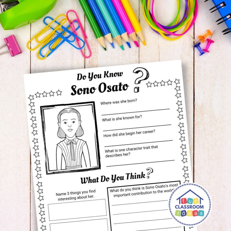 Free Sono Osato Worksheet - Level-Up Your Worksheets
