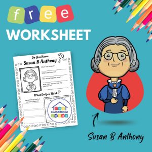 Free Susan B Anthony Worksheet - Level-Up Your Worksheets