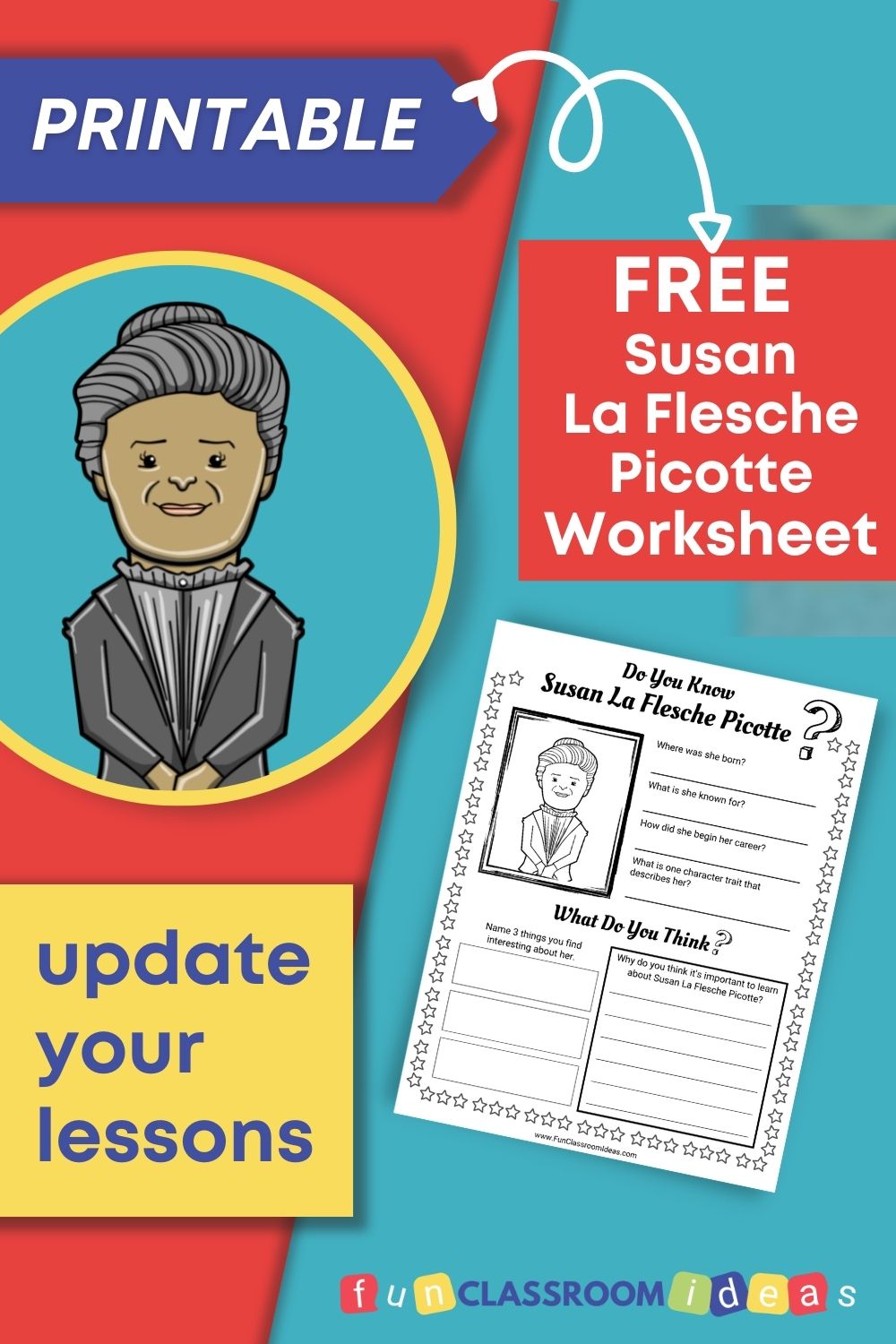 Free Susan La Flesche Picotte Worksheet - Level-Up Your Worksheets