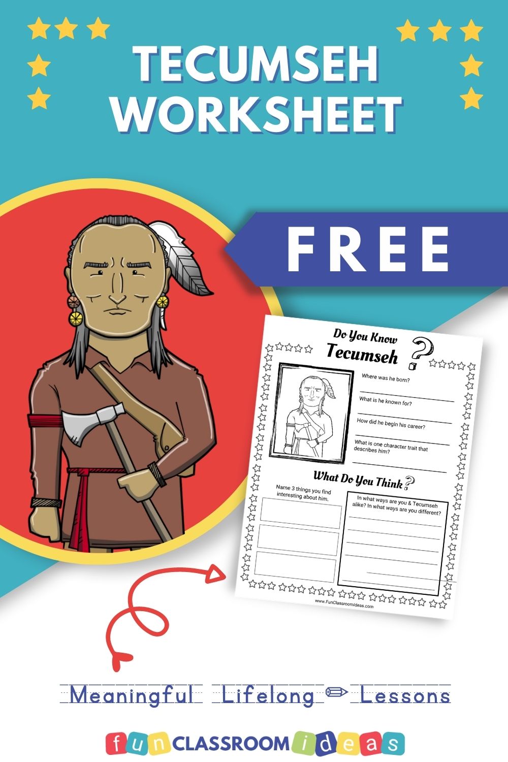 Free Tecumseh Worksheet - Level-Up Your Worksheets