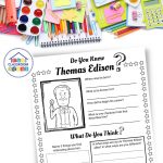 Free Thomas Edison Worksheet - Level-Up Your Worksheets