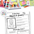 Free Ulysses S. Grant Worksheet - Level-Up Your Worksheets