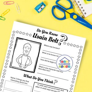 Free Usain Bolt Worksheet - Level-Up Your Worksheets
