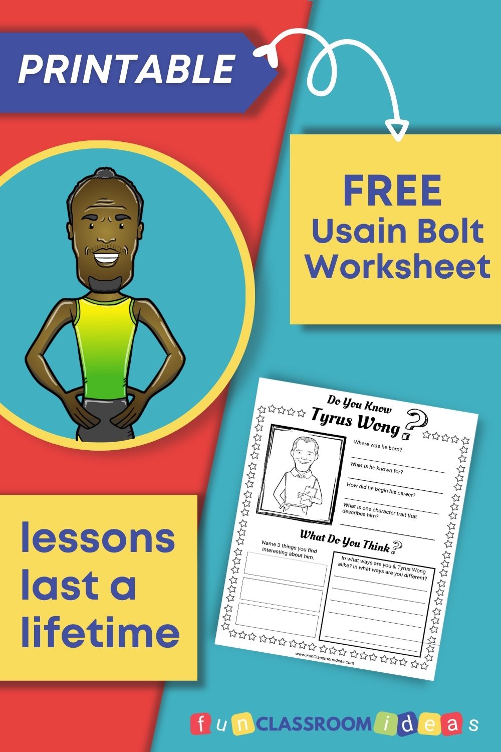 Free Usain Bolt Worksheet - Level-Up Your Worksheets