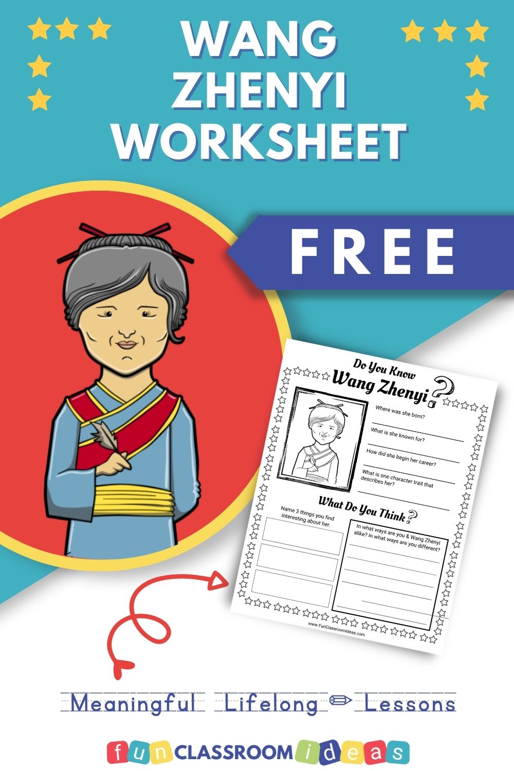 Free Wang Zhenyi Worksheet - Level-Up Your Worksheets