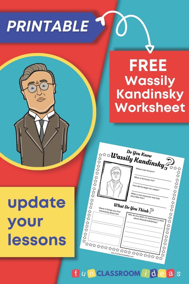 Free Wassily Kandinsky Worksheet - Level-Up Your Worksheets