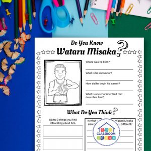 Free Wataru Misaka Worksheet - Level-Up Your Worksheets