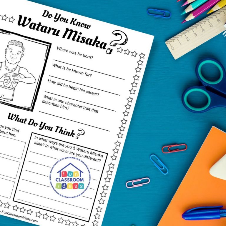 Free Wataru Misaka Worksheet - Level-Up Your Worksheets