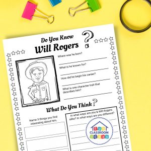 Free Will Rogers Worksheet - Level-Up Your Worksheets