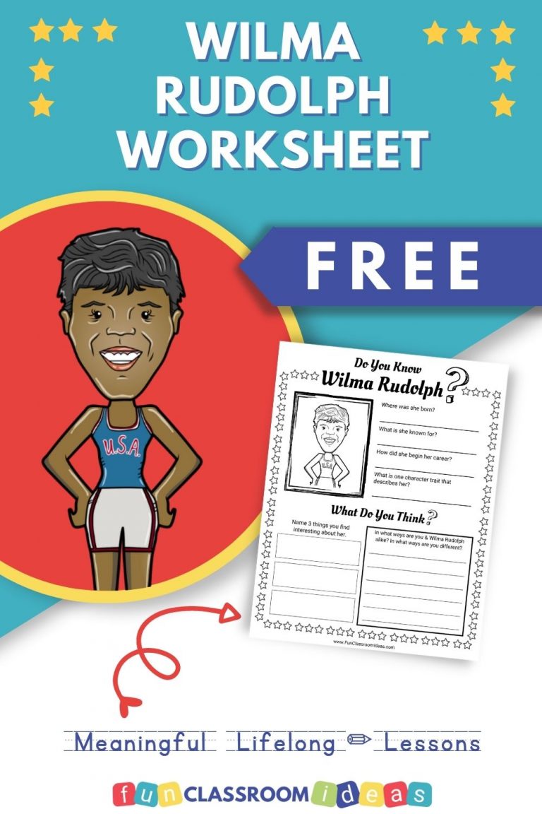 Free Wilma Rudolph Worksheet - Level-Up Your Worksheets
