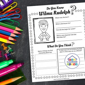 Free Wilma Rudolph Worksheet - Level-Up Your Worksheets
