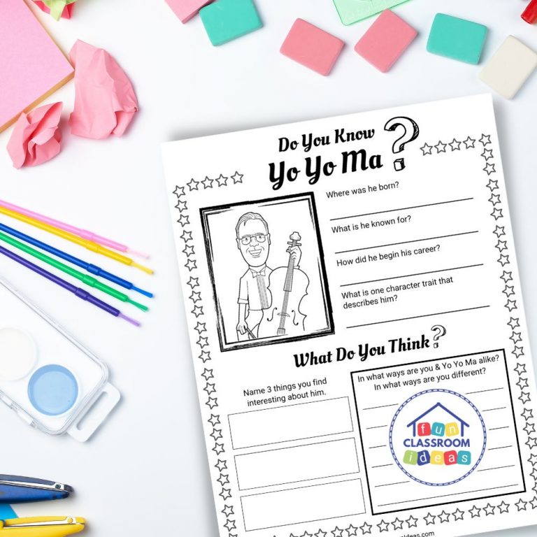 Free Yo Yo Ma Worksheet - Level-Up Your Worksheets