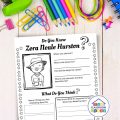 Free Zora Neale Hurston Worksheet - Level-Up Your Worksheets