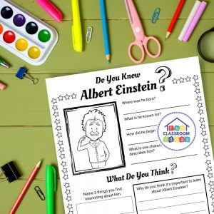 Free Albert Einstein Worksheet - Level-Up Your Worksheets