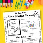 Free Alma Woodsey Thomas Worksheet - Level-Up Your Worksheets