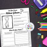 Free Althea Gibson Worksheet - Level-Up Your Worksheets
