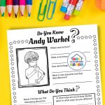 Free Andy Warhol Worksheet - Level-Up Your Worksheets