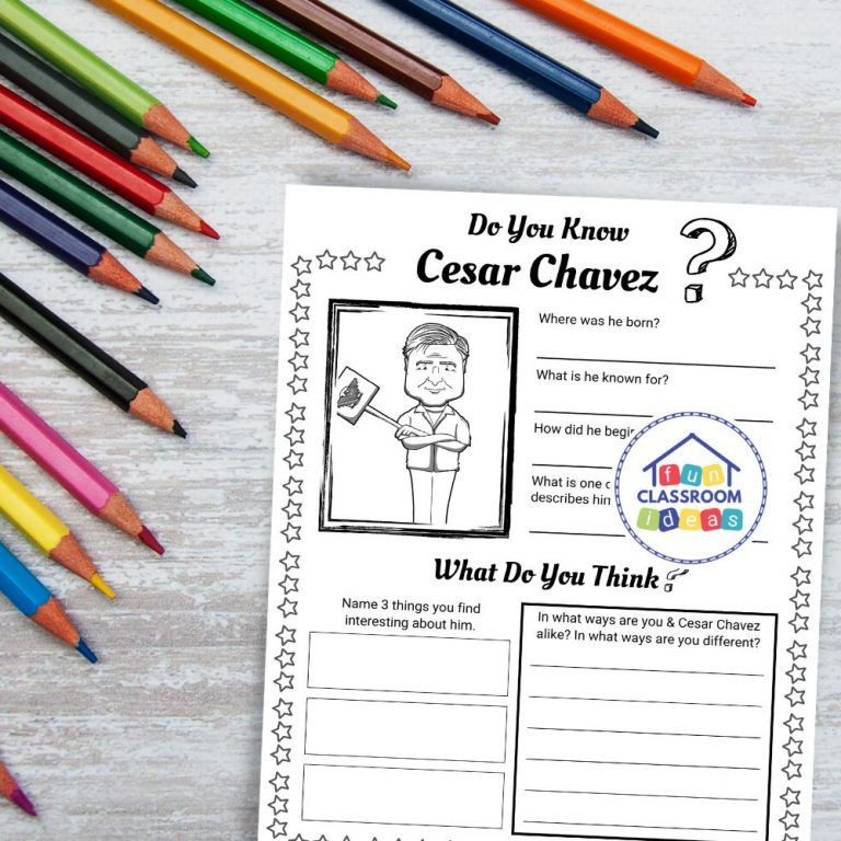 Free Cesar Chavez Worksheet - Level-Up Your Worksheets