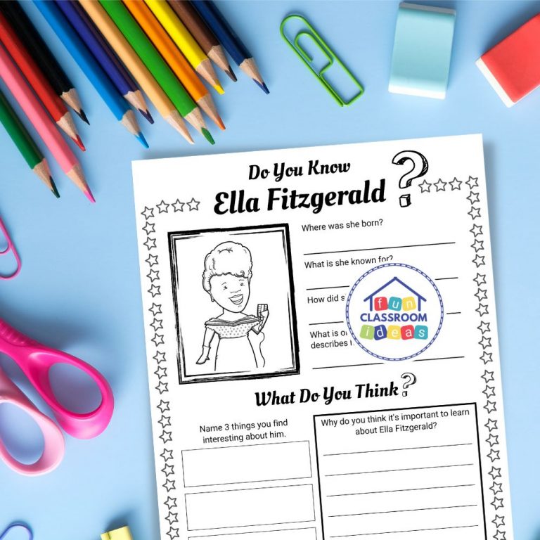 Free Billie Holiday Worksheet - Level-Up Your Worksheets