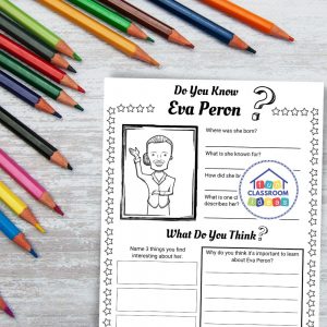 Free Eva Peron Worksheet - Level-Up Your Worksheets