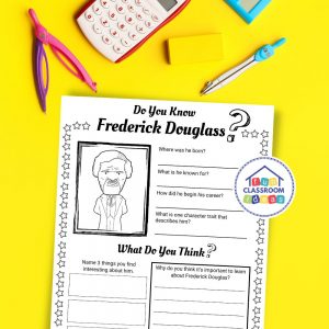 Free Frederick Douglass Worksheet - Level-Up Your Worksheets